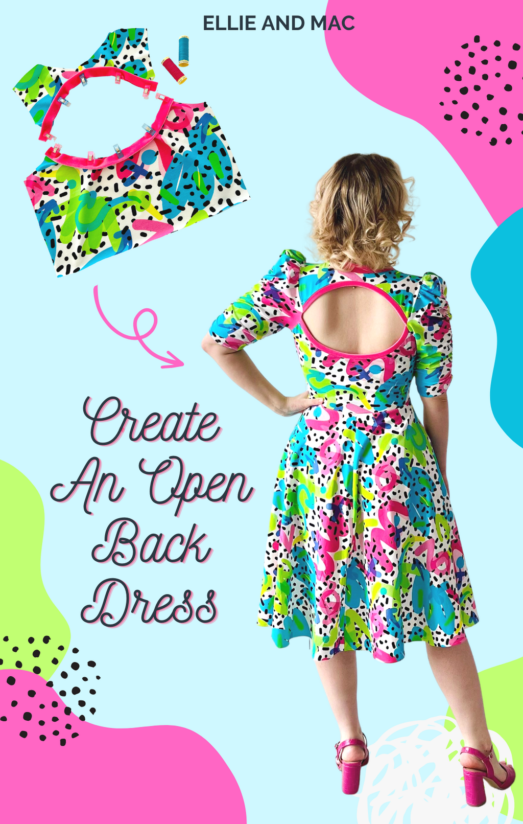 backless dress pattern sewing