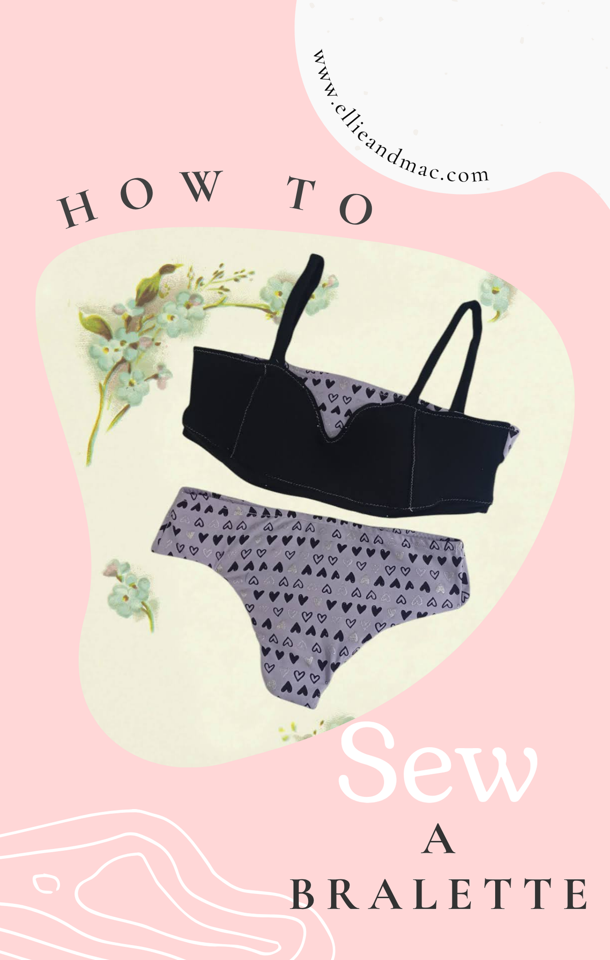 How to Sew a Bralette - Easy Nyeca Sewing Pattern Hack