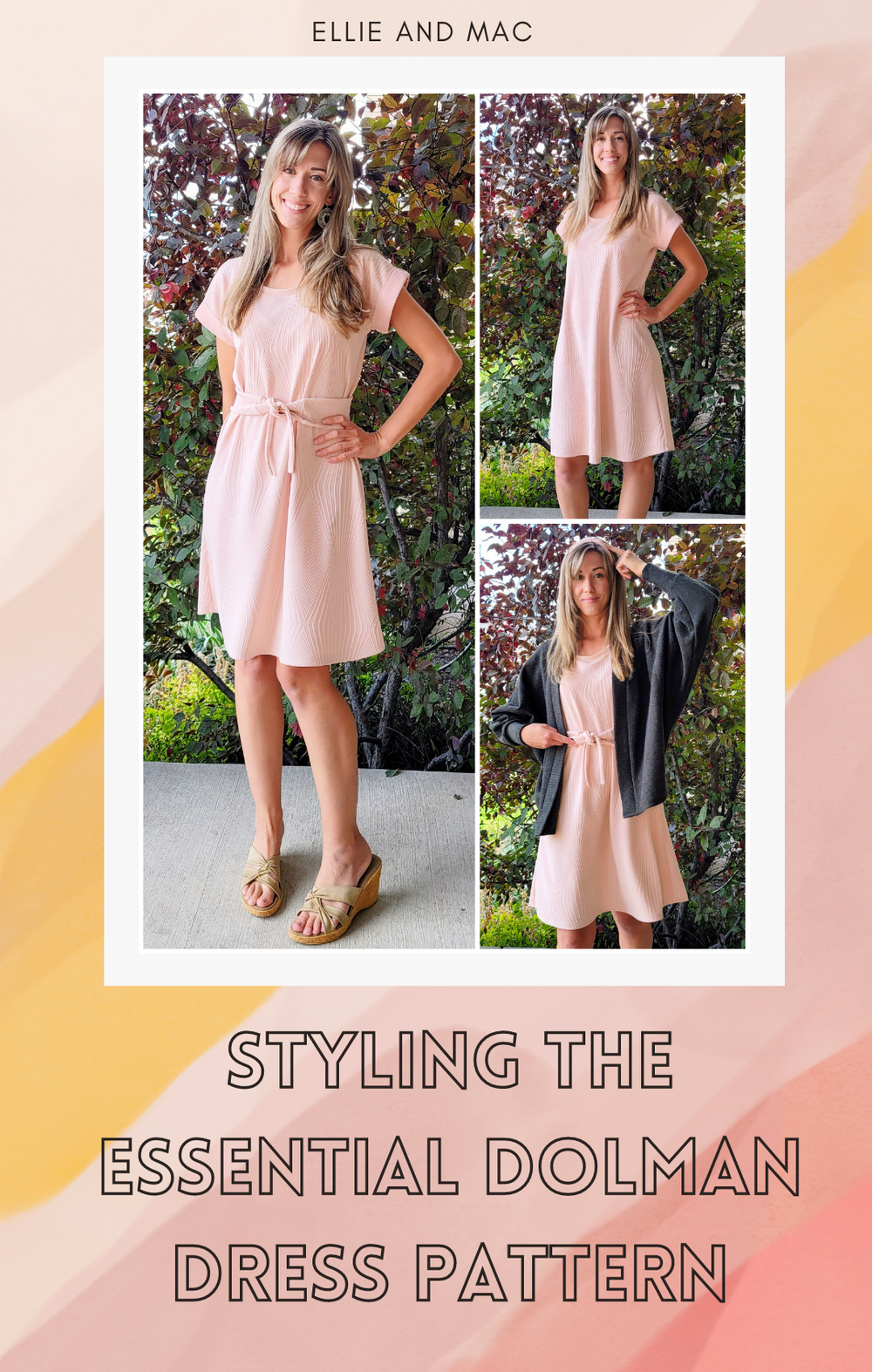 Styling the Essential Dolman Dress Pattern
