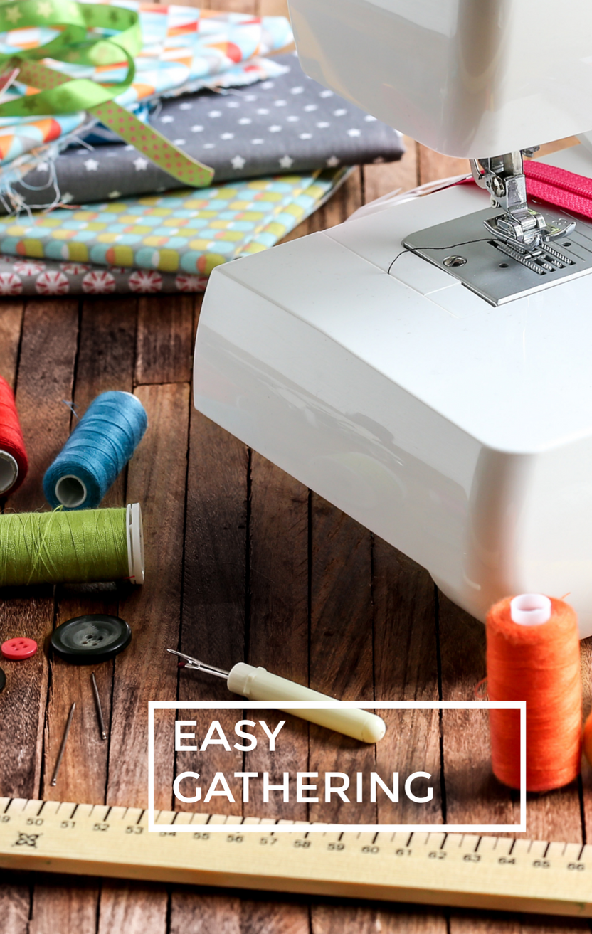 Sewing Basics: Easy Gather Method