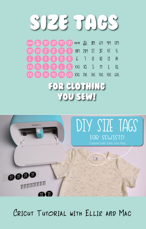 DIY Size Tags for Clothing Sewing