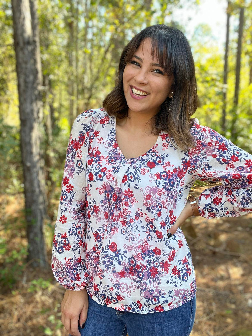 Penelope Pleated Woven Blouse PDF Sewing Pattern