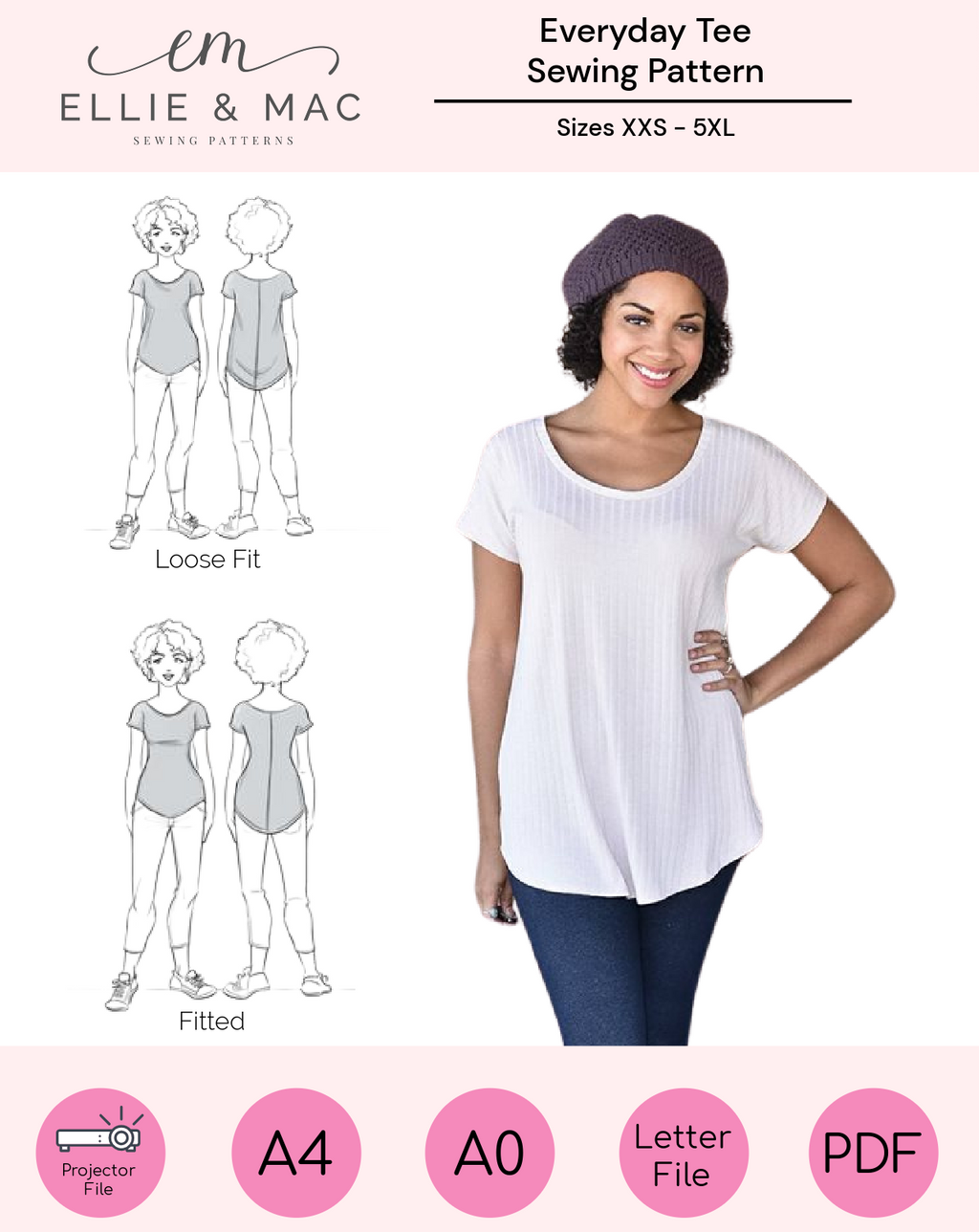 Everyday Tee Sewing Pattern