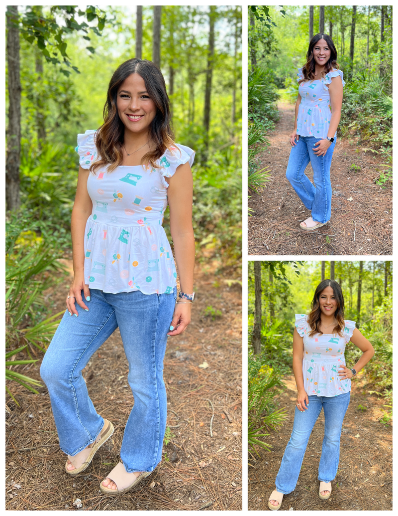 Diana Tiered Top & Dress Sewing Pattern