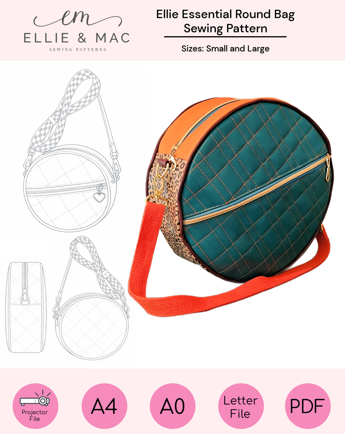 PDF Sewing Patterns | Size-Inclusive Digital Designs | Ellie and Mac