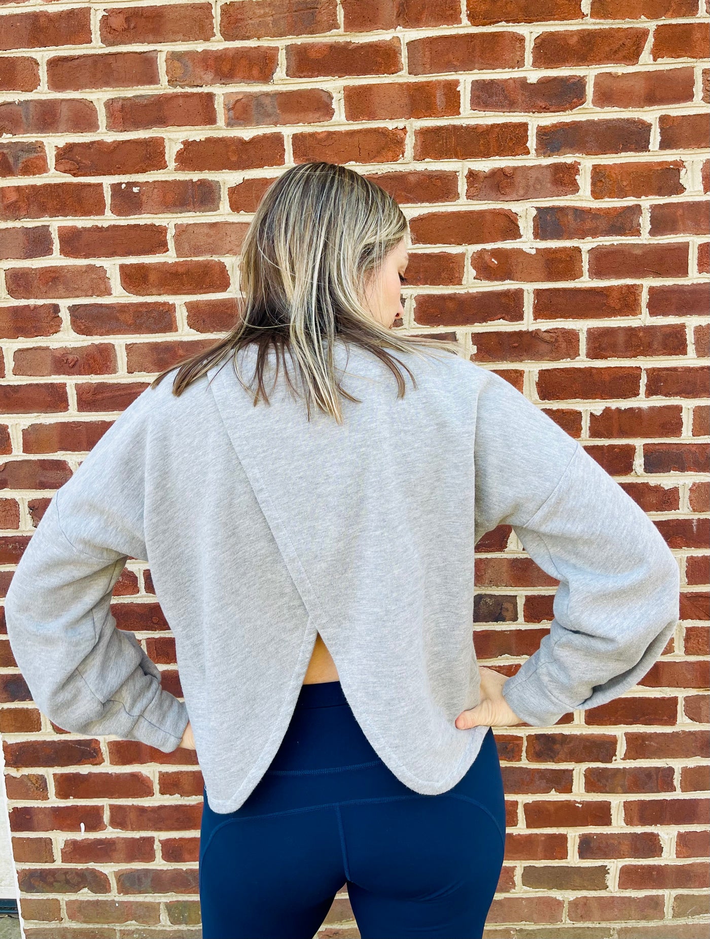 Kristen Criss Cross Back Hooded Sweater Sewing Pattern