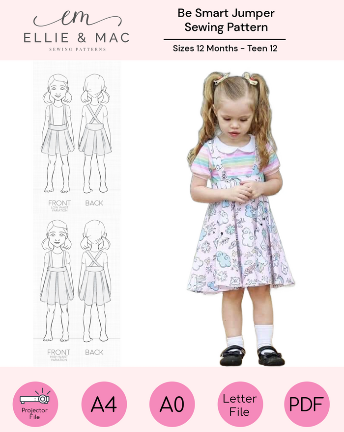 Be Smart Jumper PDF Sewing Pattern (kid's)