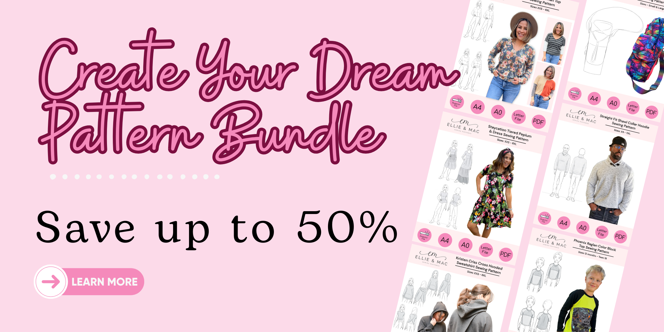 Sewing Patterns & Embroidery Designs by Ellie and Mac