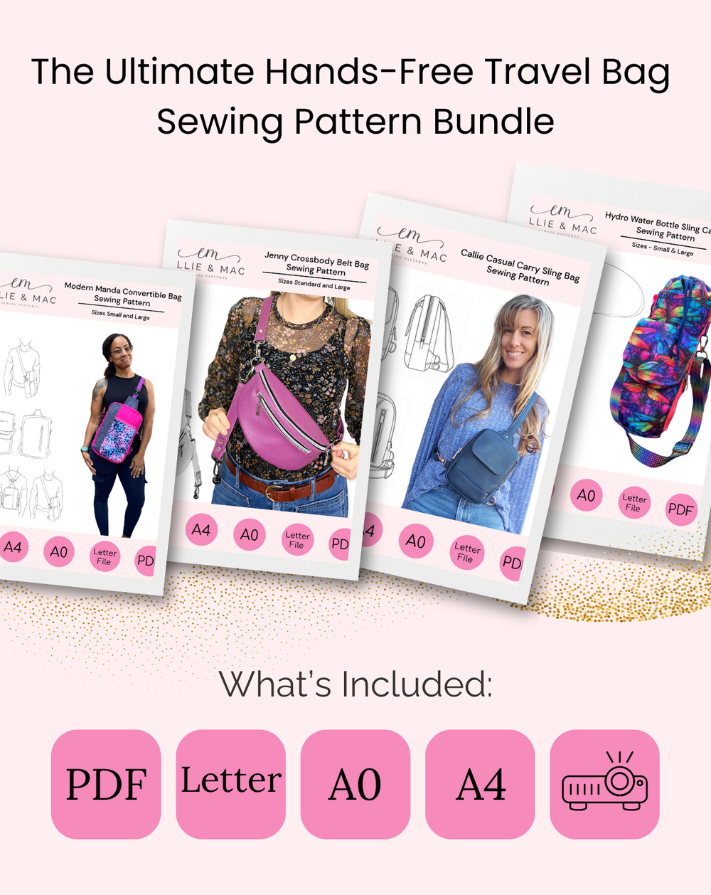 The Ultimate Hands-Free Travel Collection: 4 Crossbody & Grab-and-Go B