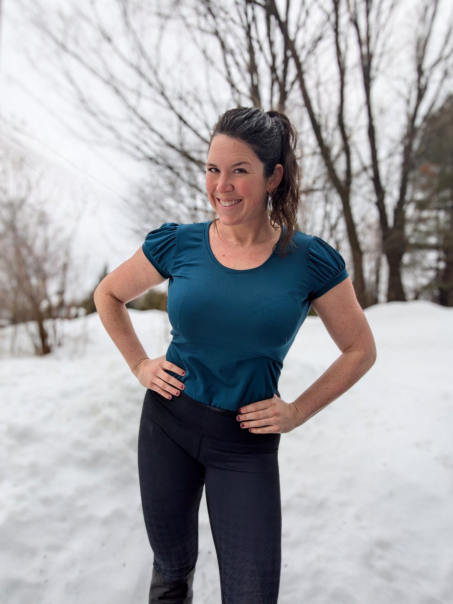 Modern Juliet Sleeves Top Sewing Pattern