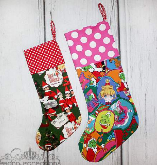 Merry & Bright Stocking Pattern