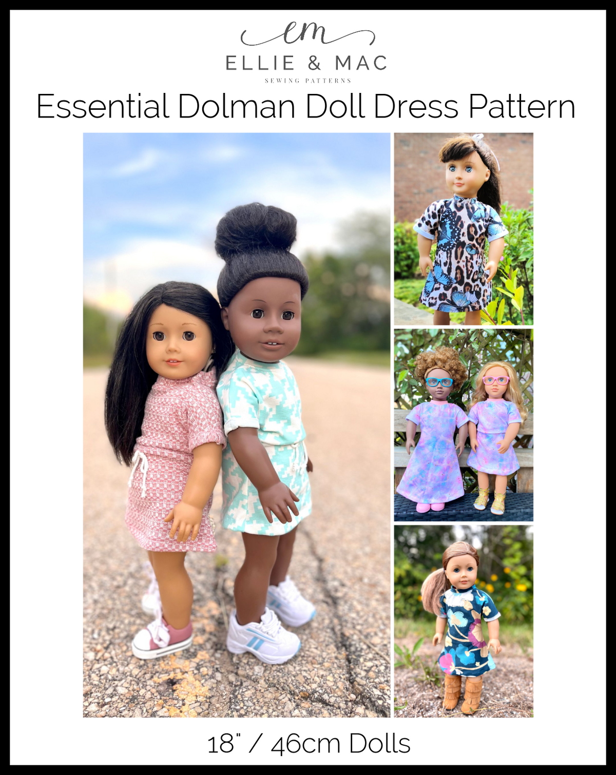 Modern Doll Sewing Pattern Bundle 1
