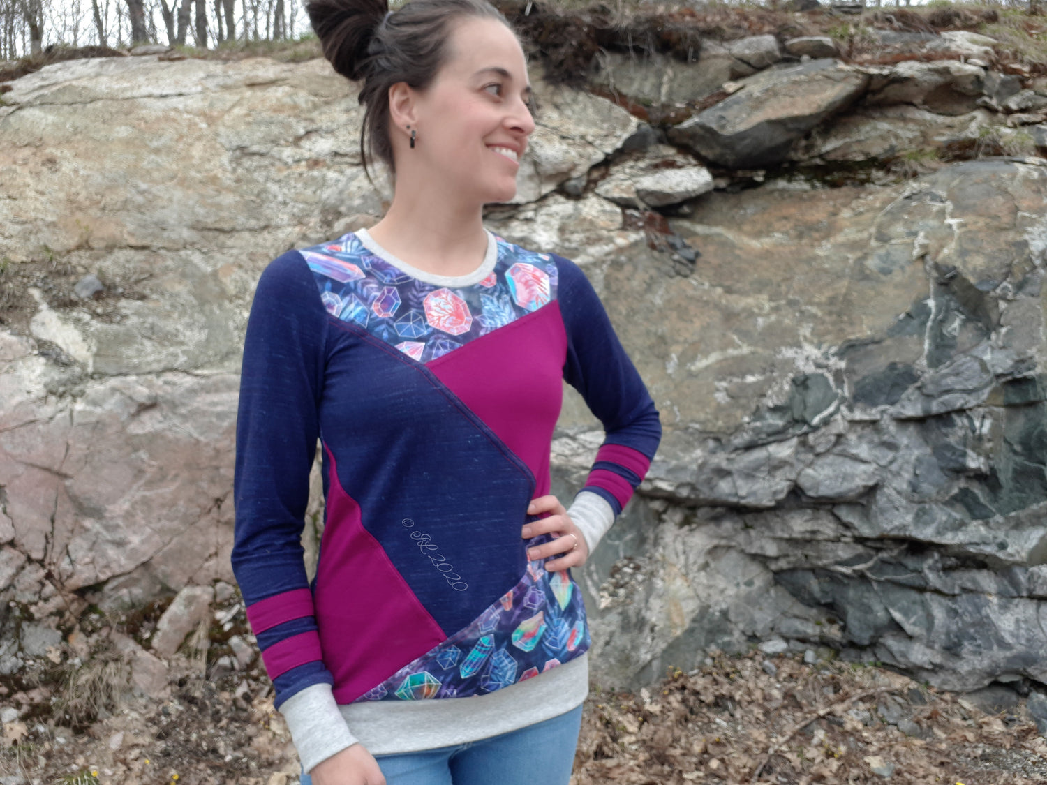 Adult Sew Scrappy Top Pattern