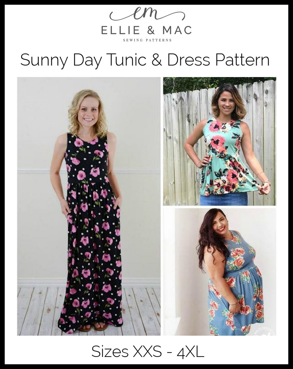 Sunny Day Tunic & Dress Sewing Pattern