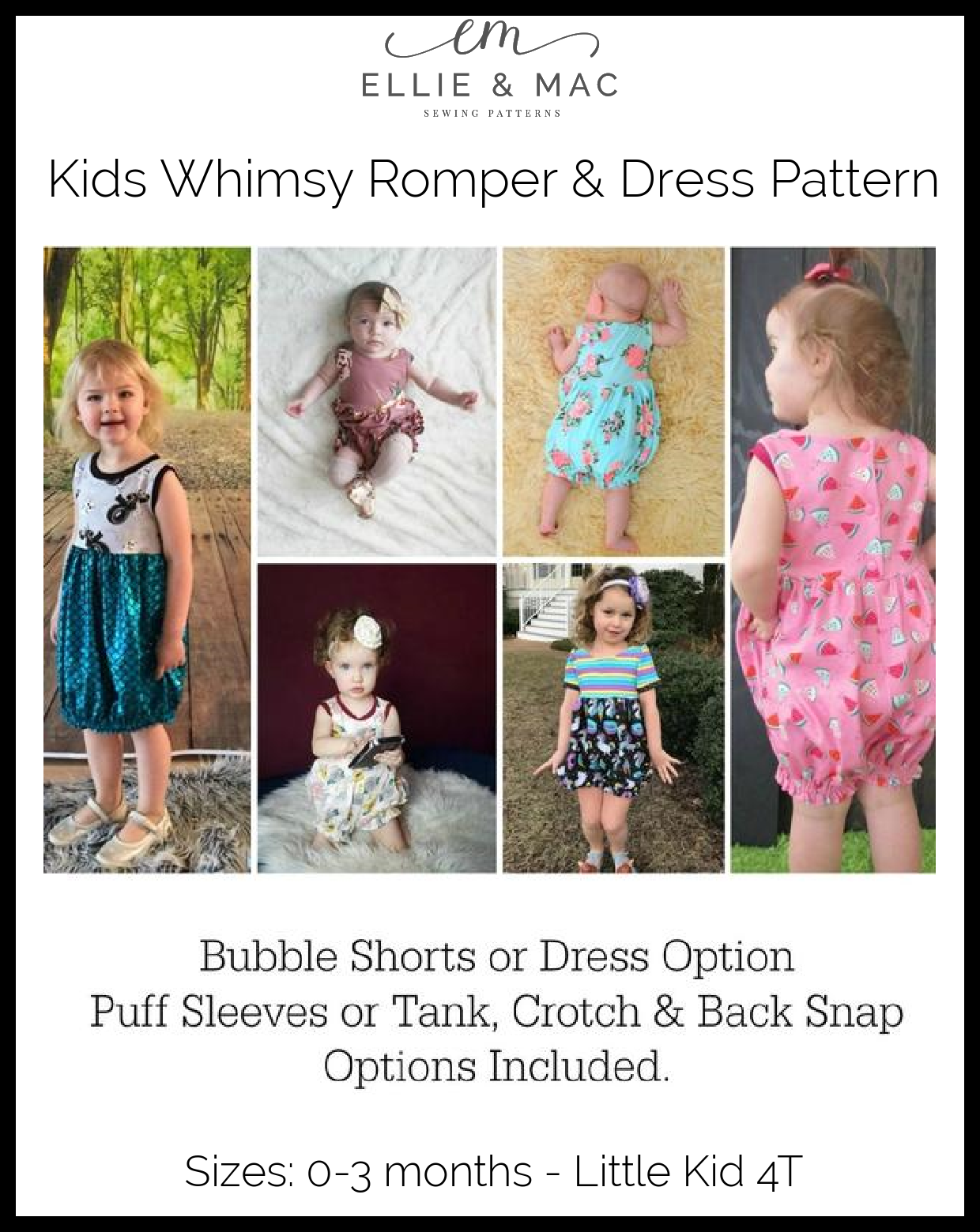Romper Dresses Sewing Easy